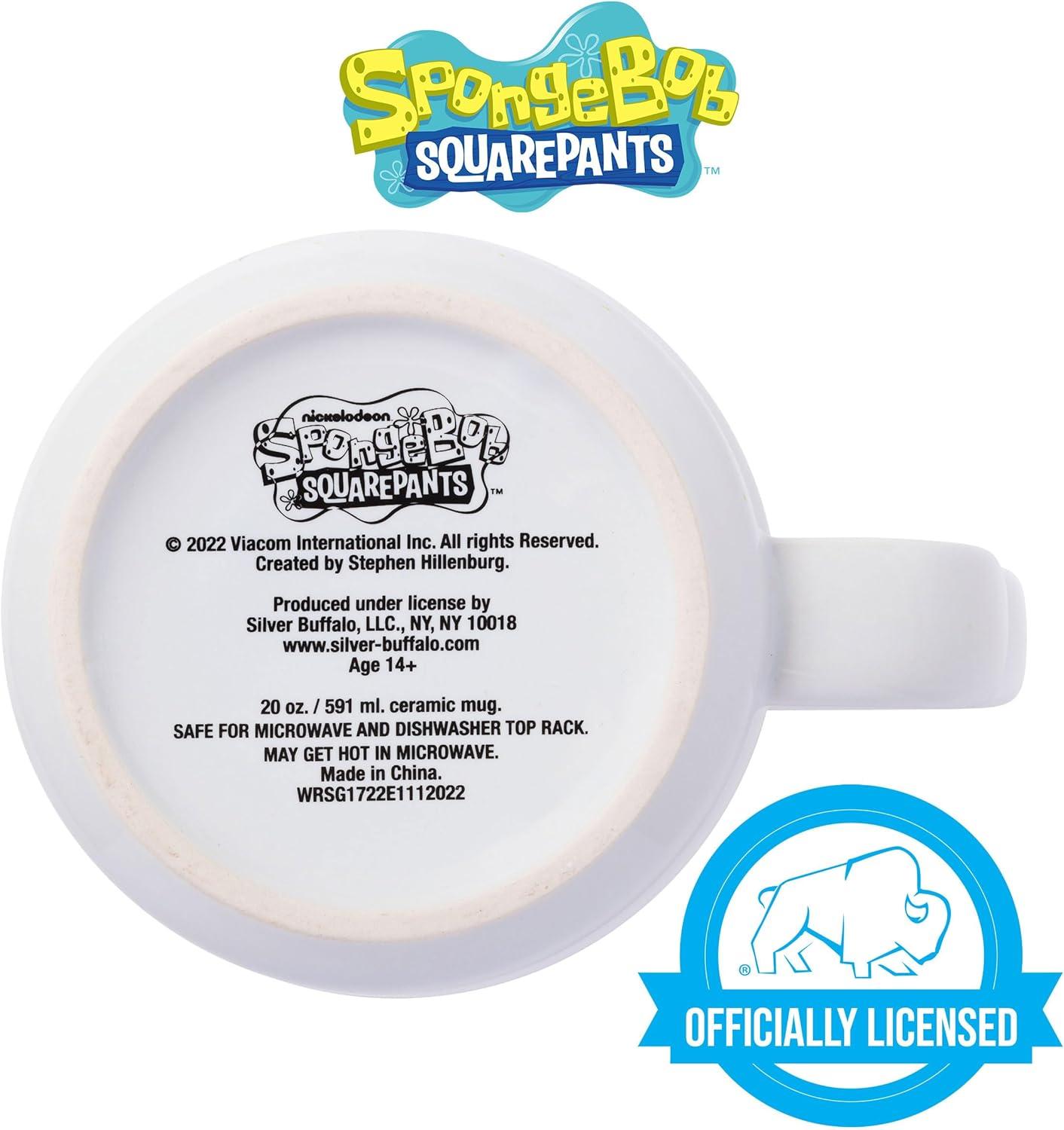 Silver Buffalo Spongebob Squarepants Facial Expressions Characters 4pc ...